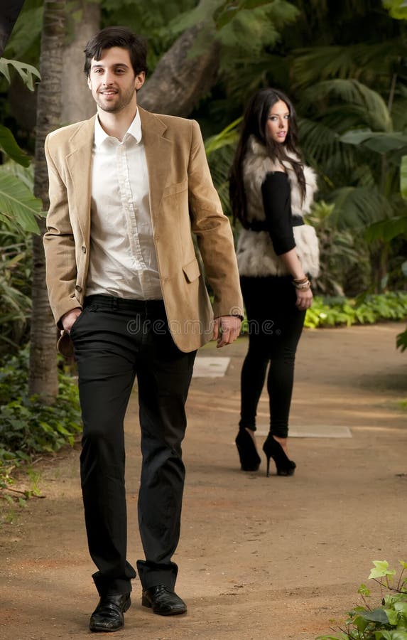Turning heads 2 stock image. Image of couple, park, appeal - 19624675