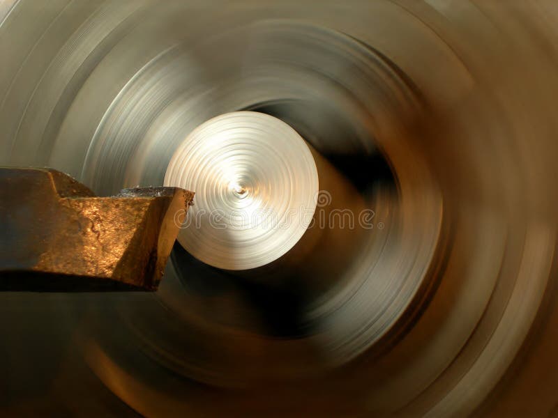 Turning lathe. stock image. Image of turning, manufacture - 2190677