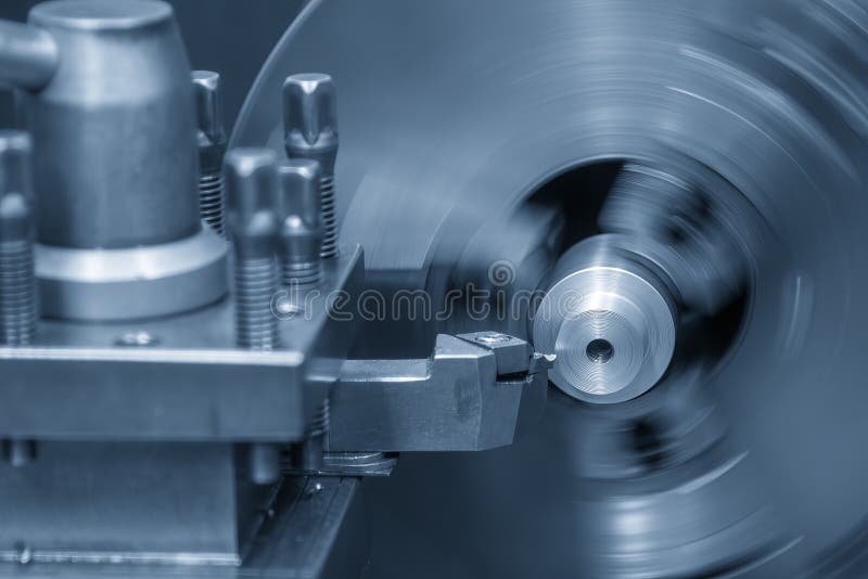 The Turning Machine Operation with Continue Chip in the Light Blue ...