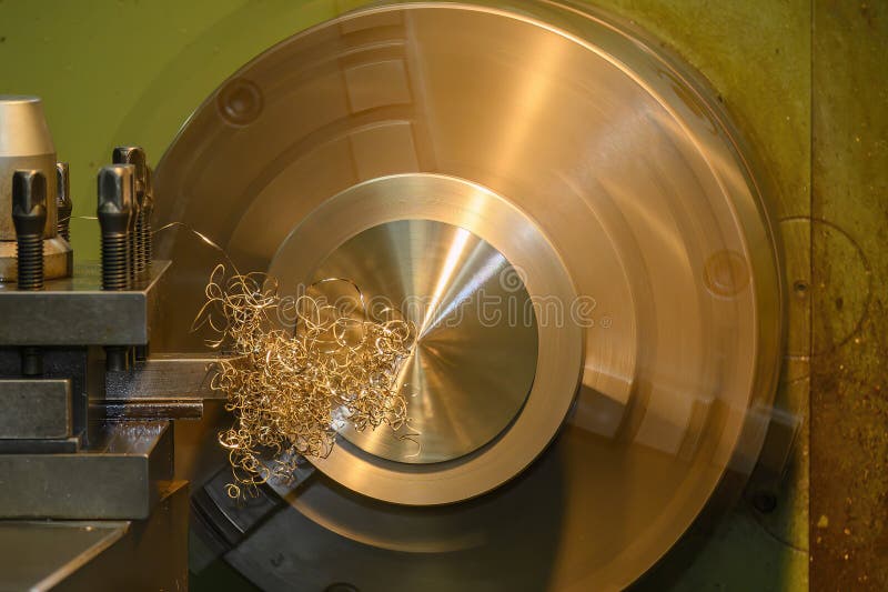 The Turning Machine Operation with Continue Chip from Turning Process ...