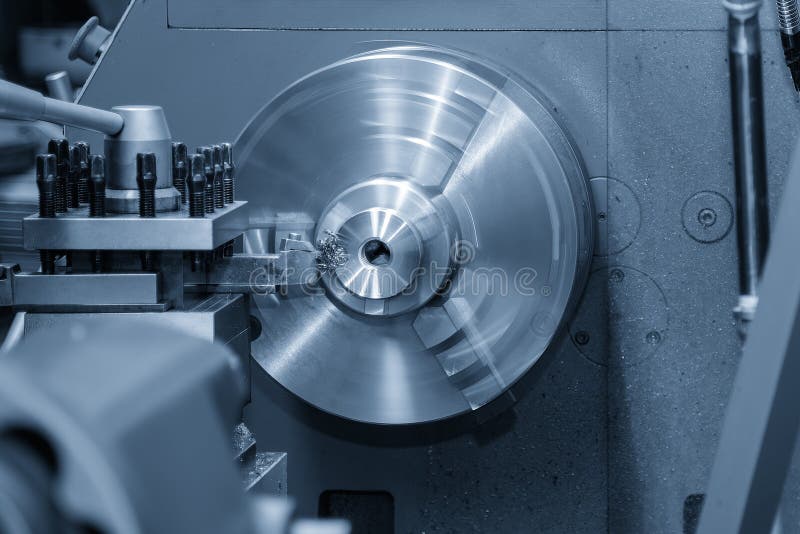 The Turning Machine Operation with Continue Chip from Turning Process ...