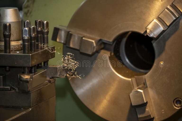 The Turning Machine Operation with Continue Chip from Turning Process ...