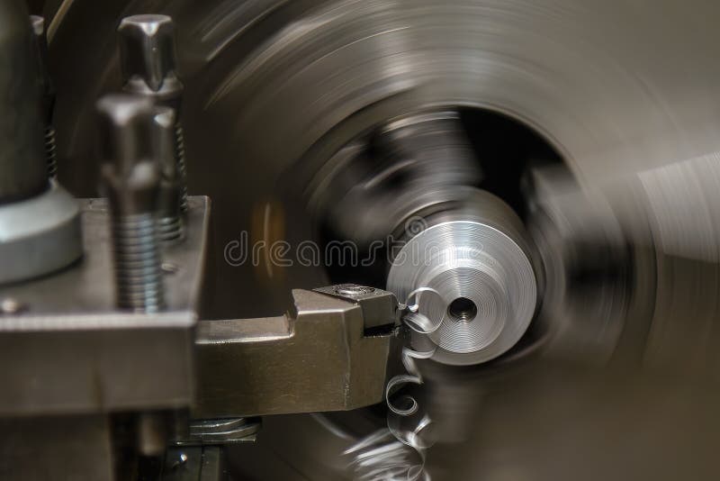 The Turning Machine Operation with Continue Chip from Turning Process ...