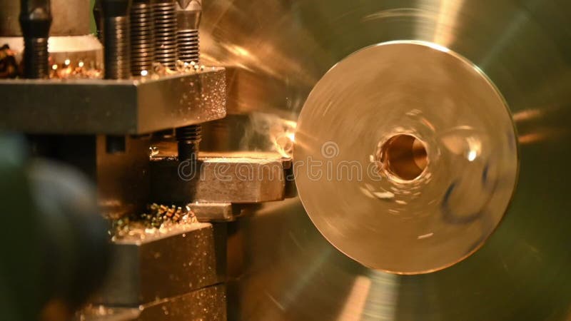 The Turning Machine Operation with Continue Chip from Turning Process ...