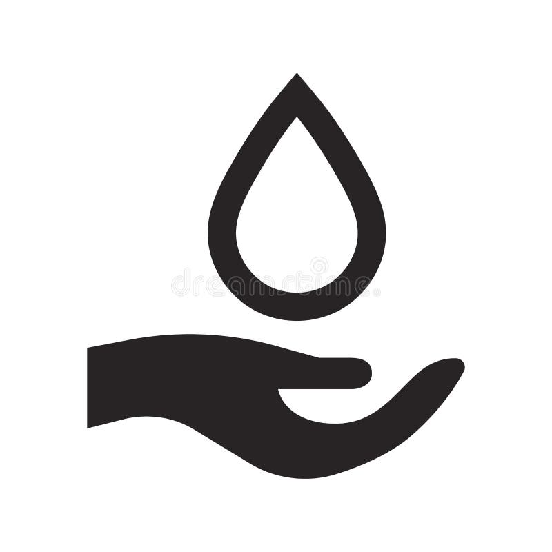 Turning Off the Tap Icon. Save Water Stock Vector - Illustration of ...