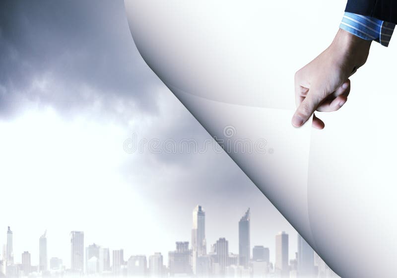 Turning the page stock image. Image of city, closeup - 45706817