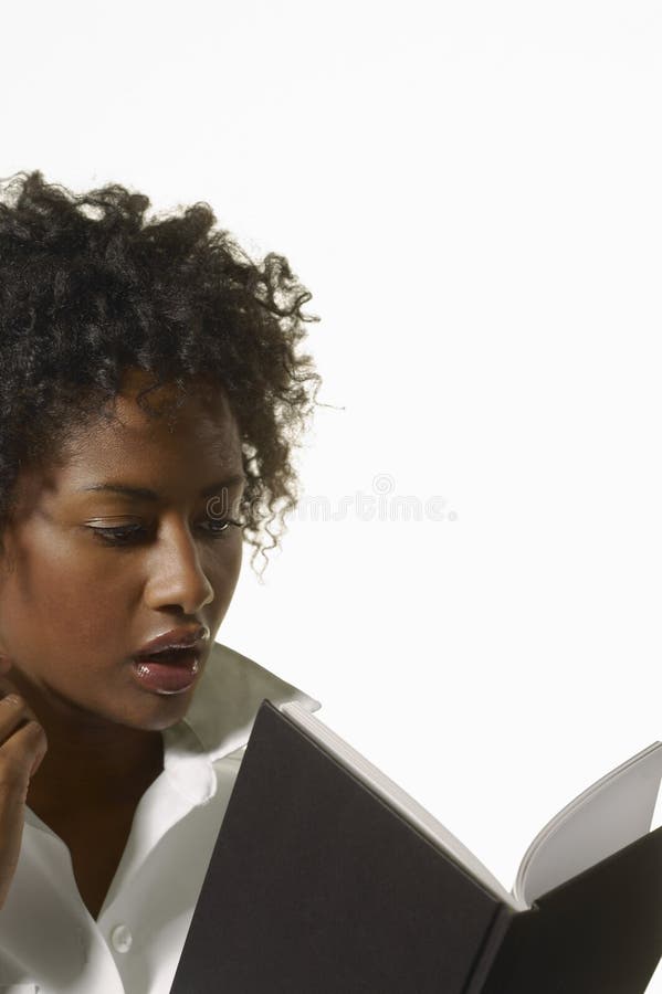 Turning pages stock image. Image of gestures, studio, african - 3681063