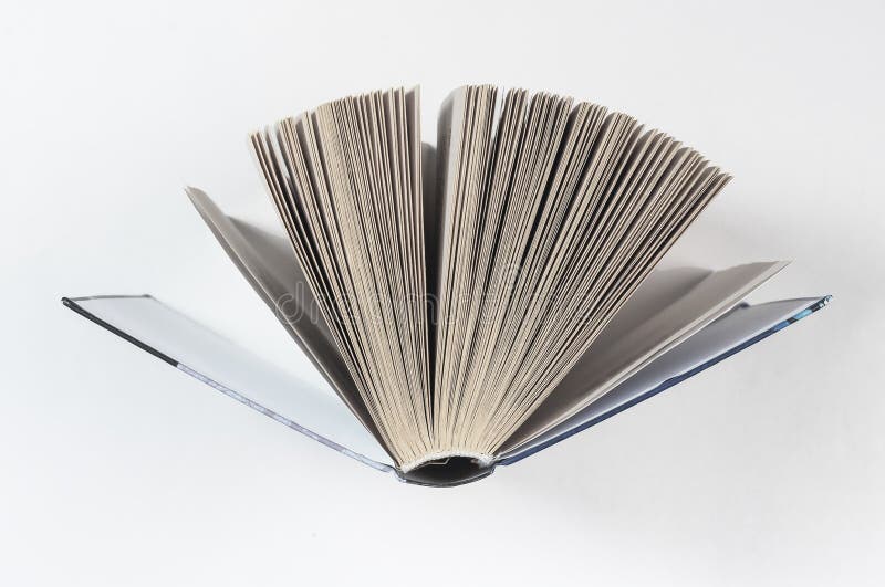 Turning Pages of Open Paper Book. Knoledge and Reading Concept Stock ...