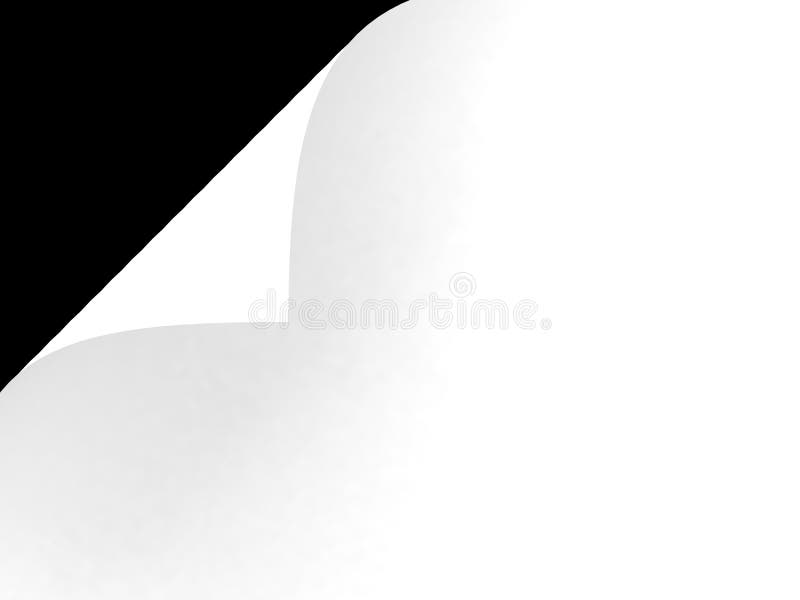 Black Corner Folded Paper Stock Illustrations – 490 Black Corner Folded ...
