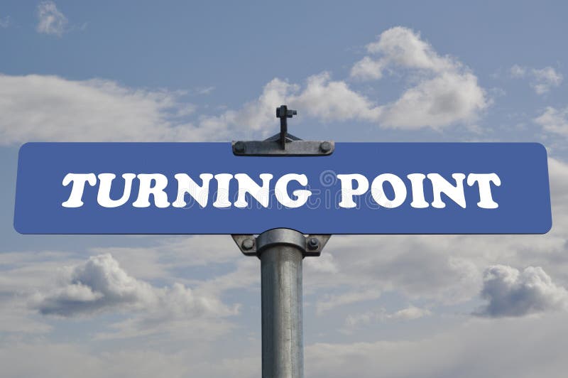 Turning point road sign stock image. Image of white, residium - 25825577
