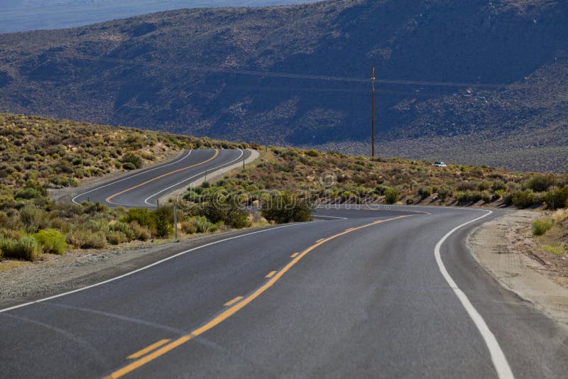 Turning Road, Asphalt, Curve Highway, Stock Image - Image of blue ...