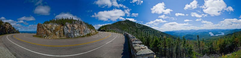 Turning Road Panorama stock image. Image of scenery, panoramic - 7093279