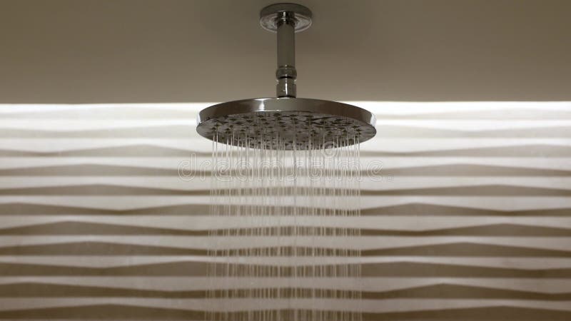 Turning on Shower Head in Bathroom. Stock Video - Video of splashing ...