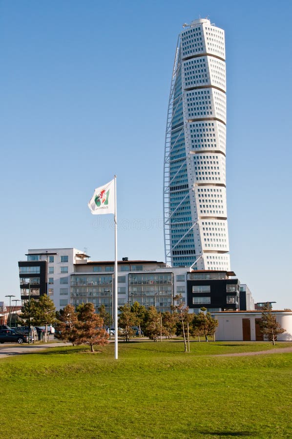 Turning Torso editorial image. Image of tower, high, tall - 26203385