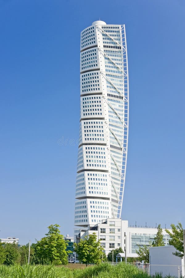Turning Torso editorial stock photo. Image of built, malmo - 28643273