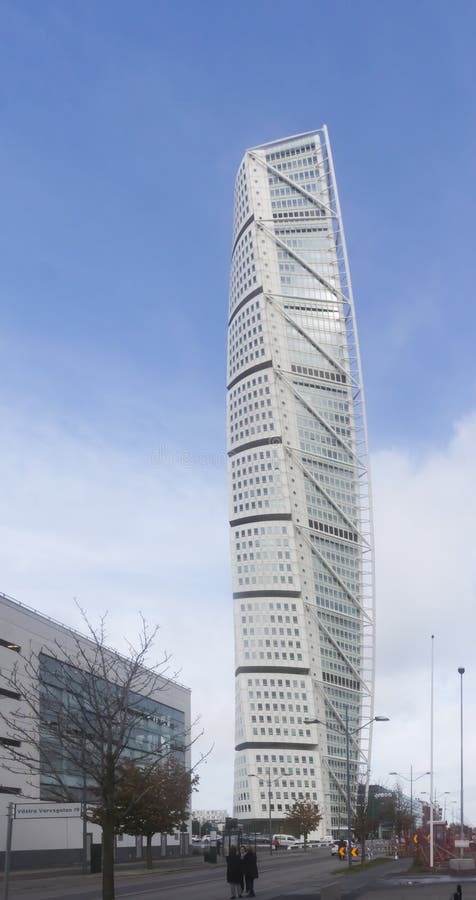 Turning Torso editorial image. Image of modern, screwed - 45453695