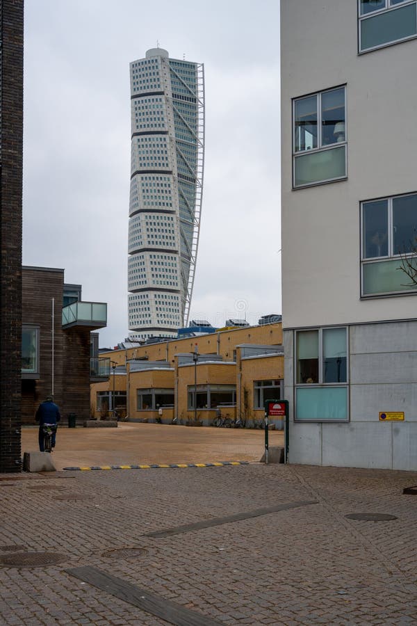 Turning Torso, the Famous First Twisted Skyscraper in the World. the ...
