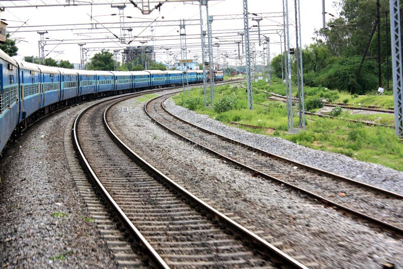 Turning Train stock photo. Image of railway, traveling - 18667566