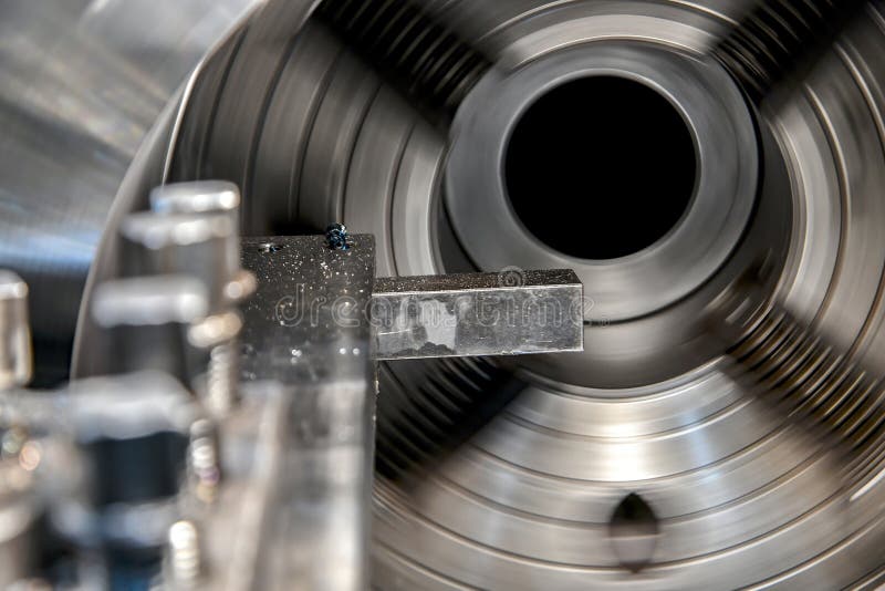 Turning Work on the Machine, Processing of the Inner Surface Wit Stock ...