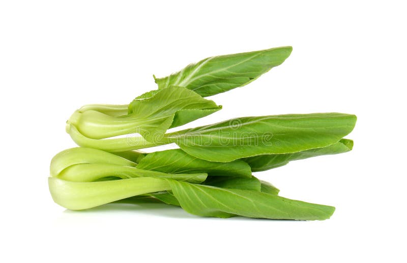 Turnip Greens on White Background. Stock Image - Image of plant, diet ...