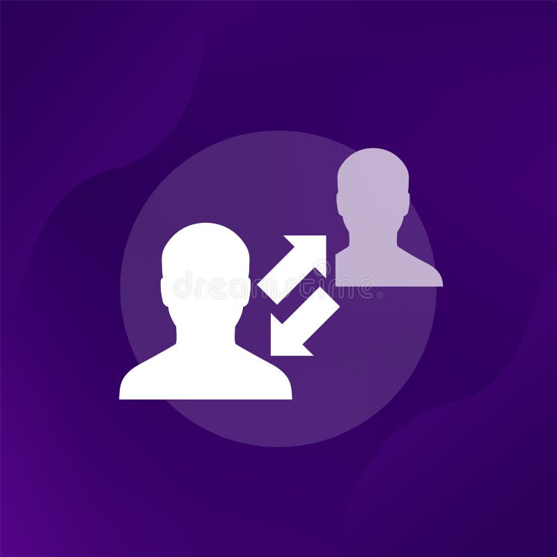 Turnover Icon with Employees, Vector Design Stock Vector - Illustration ...