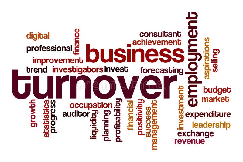 Turnover Word Cloud Concept Stock Illustration - Illustration of ...