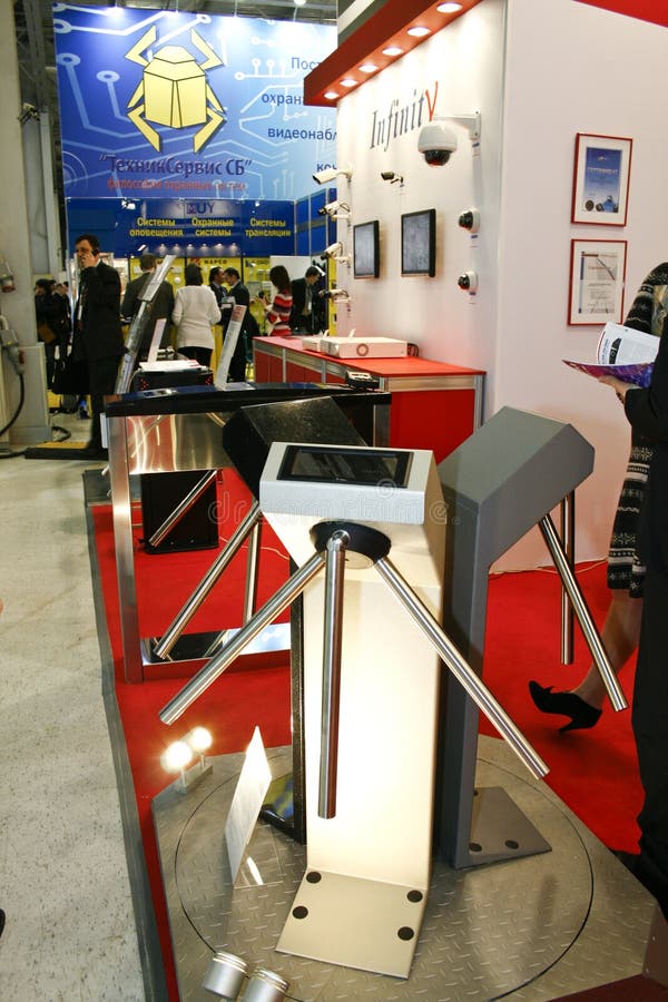 Turnstile Entrance and Exit Gates 2 Editorial Stock Photo - Image of ...