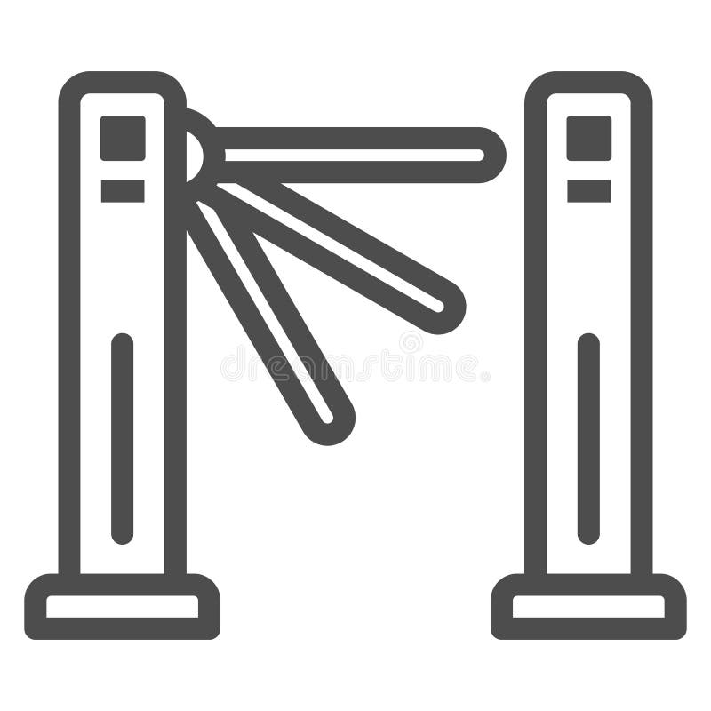 Tripod Turnstile Stock Illustrations – 71 Tripod Turnstile Stock ...