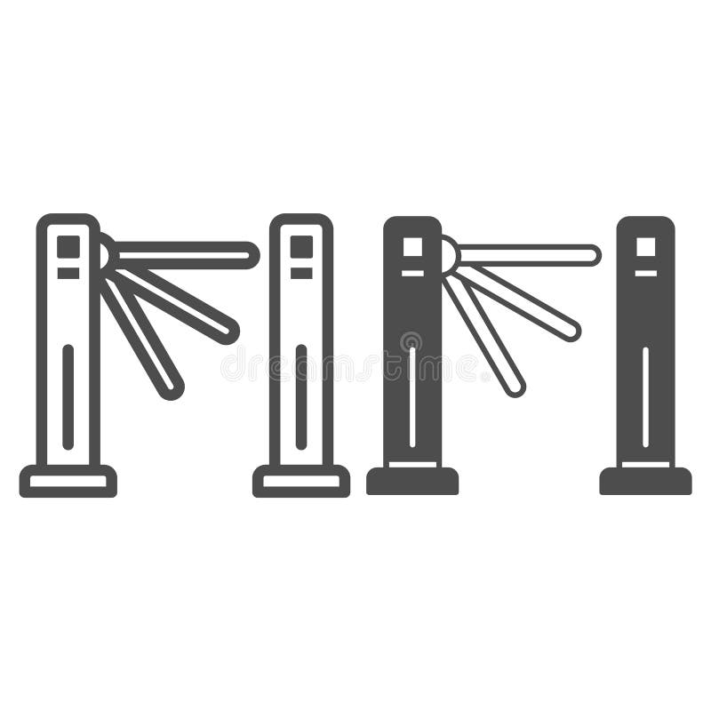Tripod Turnstile Stock Illustrations – 71 Tripod Turnstile Stock ...