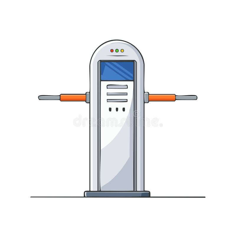 Pedestrian Turnstile Stock Illustrations – 83 Pedestrian Turnstile ...