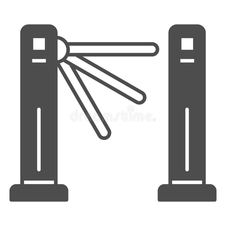 Tripod Turnstile Stock Illustrations – 71 Tripod Turnstile Stock ...