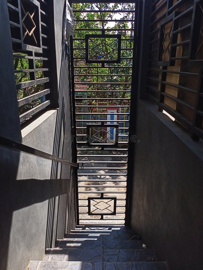 Turnstile Steps and Shade during the Day Stock Image - Image of ...