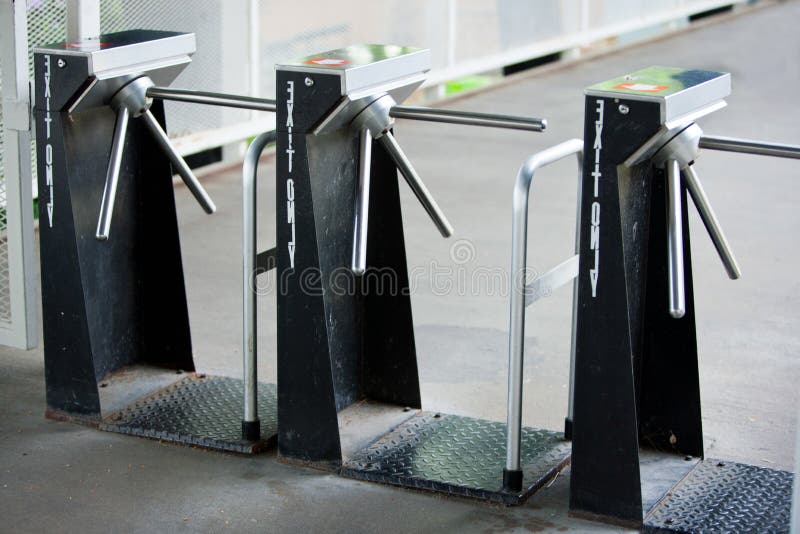 Turnstiles stock photo. Image of transport, security - 85304922