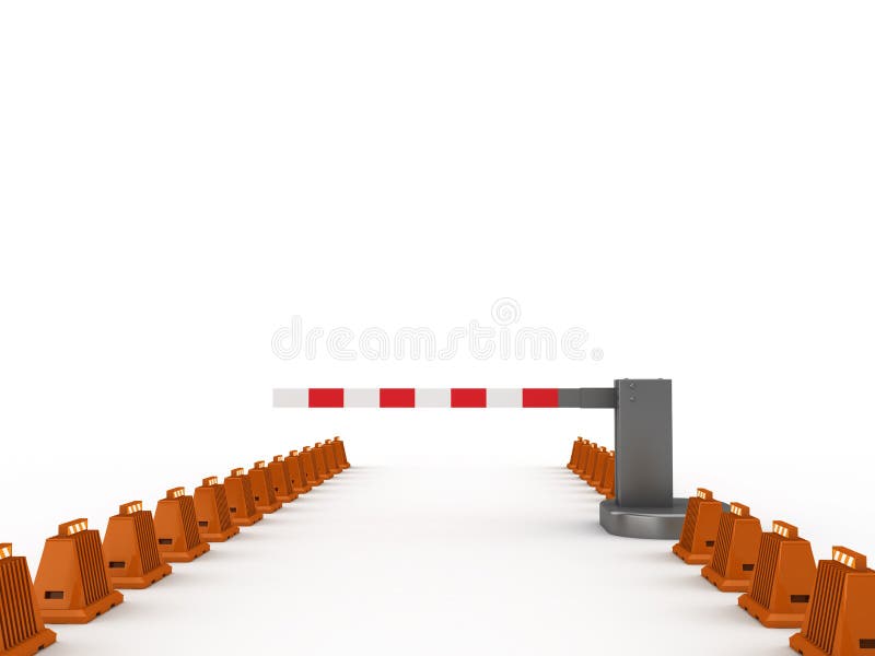 Turnstiles stock illustration. Illustration of warning - 9192675