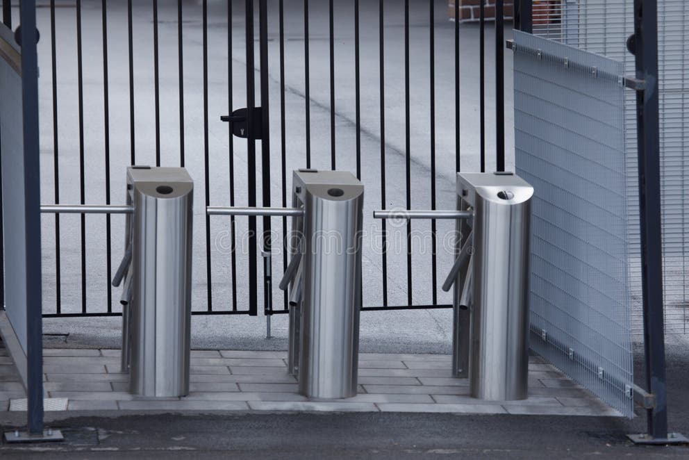 Turnstiles. Checkpoint. Automatic Access Control. Access System in the ...