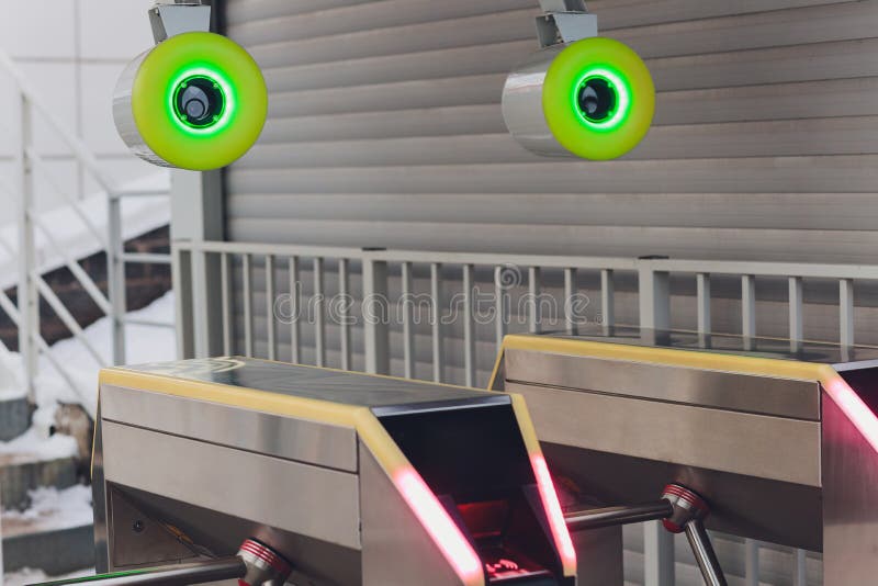 Turnstiles. Checkpoint. Automatic Access Control. Access System in the ...