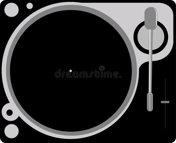 Turntable stock illustration. Illustration of flyer, disc - 874513