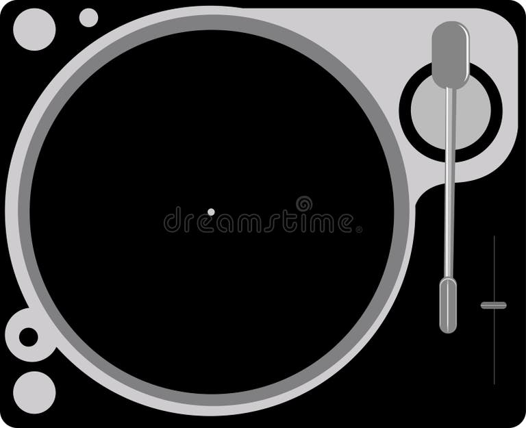 Turntable stock illustration. Illustration of flyer, disc - 874513