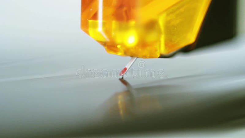 Turntable Extreme Close Up stock footage. Video of jazz - 50035546