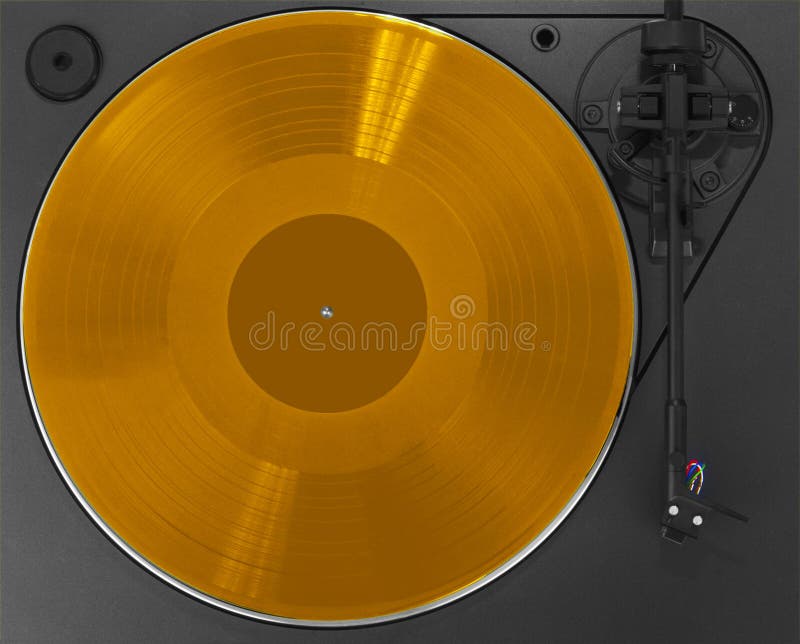 Yellow record stock photo. Image of vinyl, night, record - 18900140