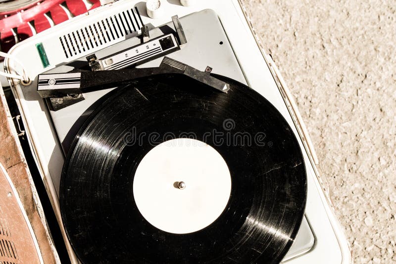 The turntable stock image. Image of record, style, disco - 98713259