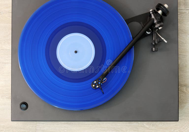 Turntable playing record stock photo. Image of still - 126089370