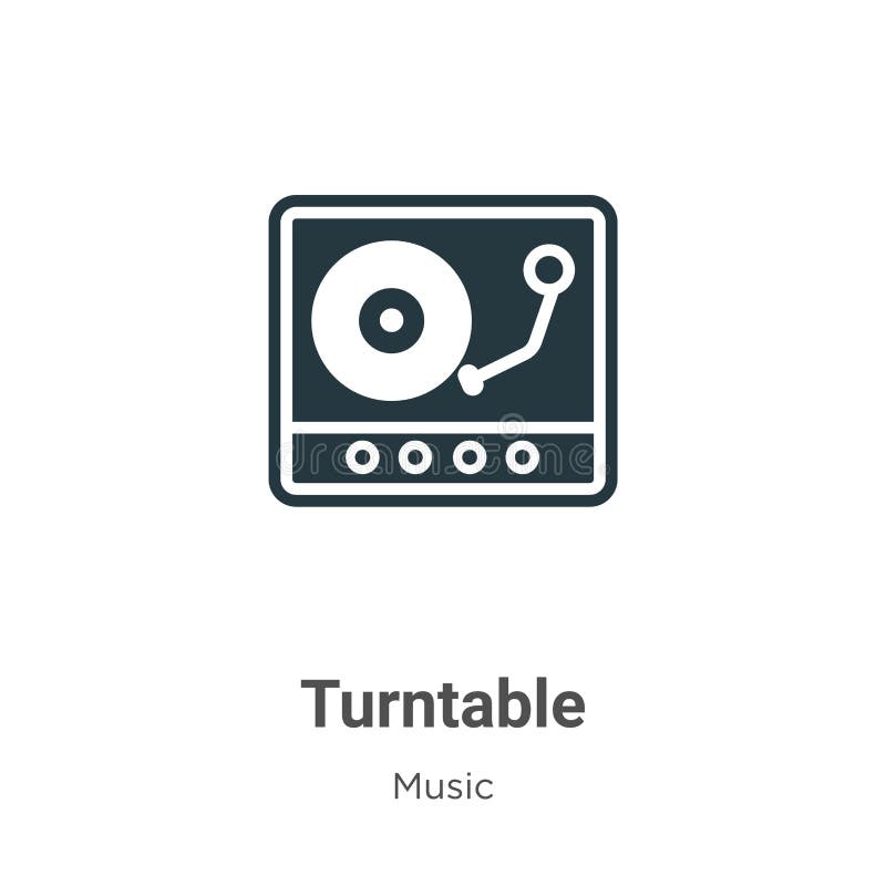 Turntable vector stock vector. Illustration of board - 45548069