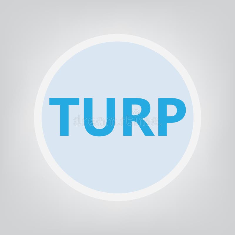 TURP Transurethral Resection of the Prostate Acronym Stock Vector ...