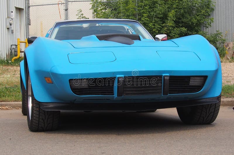 Azul De Turquesa Clássico Chevrolet Bel Air Car Imagem de Stock ...