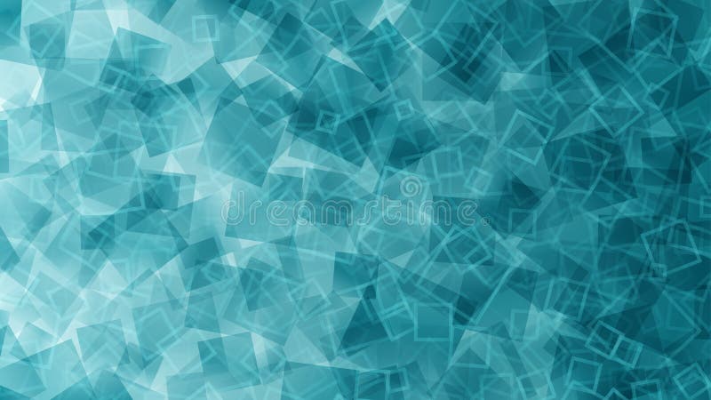 Turquoise Abstract Background of Squares Stock Vector - Illustration of ...
