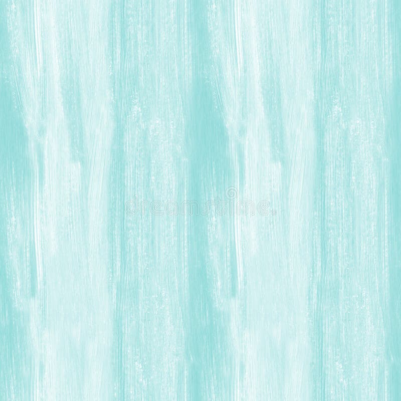 Turquoise Acrylic Brushstroke Seamless Pattern. Abstract Hand-drawn ...