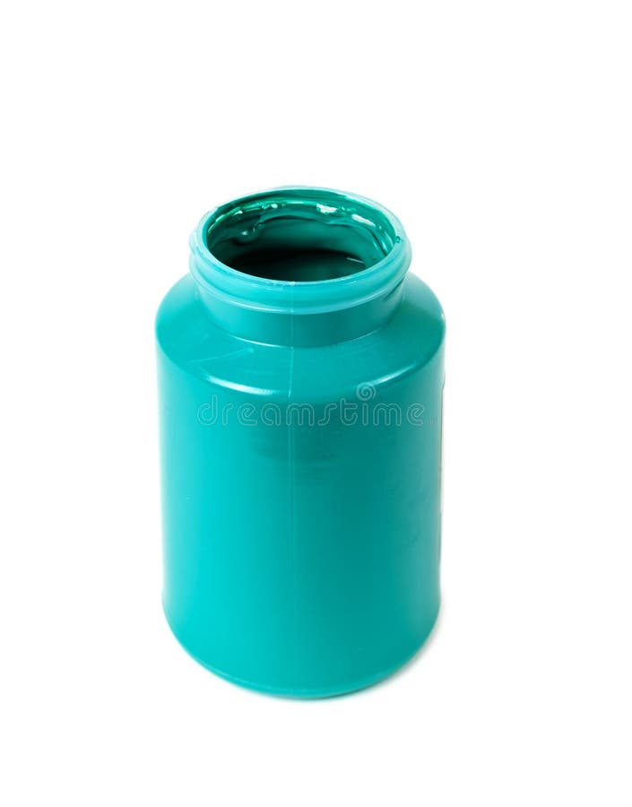 Turquoise acrylic paint stock photo. Image of artistic - 137763208