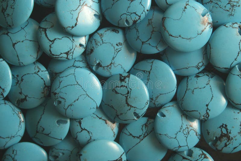 Turquoise Beads stock image. Image of crafts, necklace - 21225295