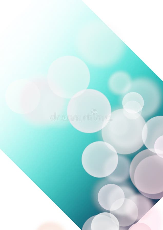 Turquoise Blue Bokeh Effect Digital Abstract Background Stock ...